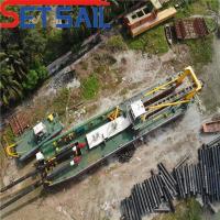 China 10 Inch Cutter Suction Dredger for River Sand Diesel Engine and Hydraulic Pump Included for sale
