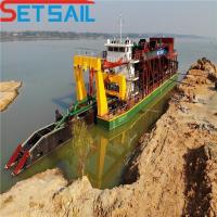 China Cummins 160kw-3000kw Cutter Suction Dredger Mining Machinery with Gold Agitate Chute for sale