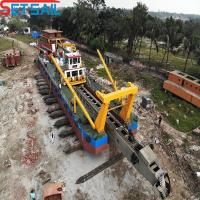 China 12inch Cutter Suction Sand Dredger with Mornitoring System and 108kw Cutter Head Power for sale