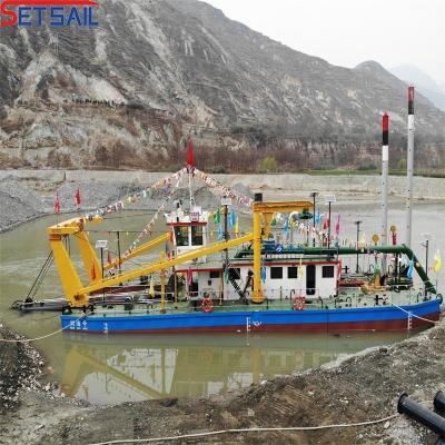 China Diesel Power Type 10 Inch Cutter Suction Reservoir Sand Dredger 31.1 Meter Total Length for sale
