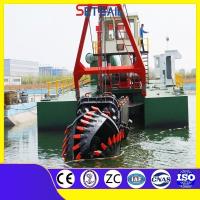 China 10 Inch Cutter Suction Lake Sand Ship with Total Width 5.5meter and Water Flow 1500m3 for sale