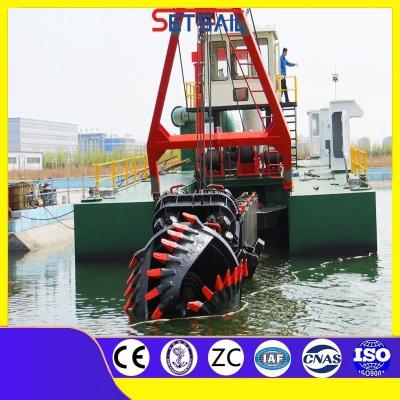 China 10 Inch Cutter Suction Lake Sand Ship with Total Width 5.5meter and Water Flow 1500m3 for sale
