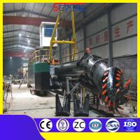China 10 Inch Cutter Suction Lake Sand Ship with Total Width 5.5meter and Water Flow 1500m3 for sale