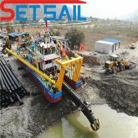 China Concentration Meter Controlled CCS Standard Diesel Engine Cutter Suction Sand Dredger for sale