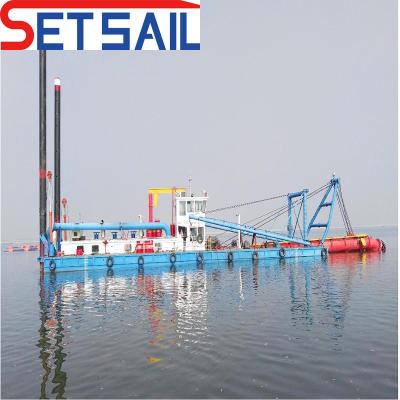 China Max. Discharge Distance 15 Kilometer Cutter Suction Dredger for River Sand and Mud for sale