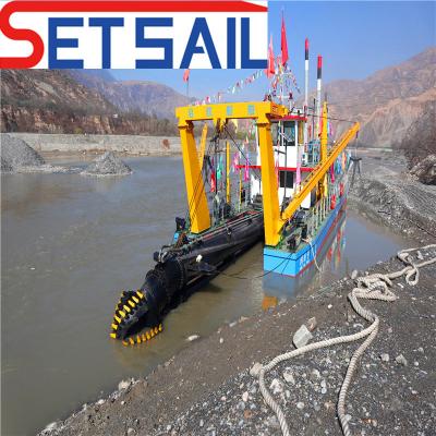 China Customization Hydraulic Control Cutter Suction Sand Dredging Equipment with Spud Carriage for sale