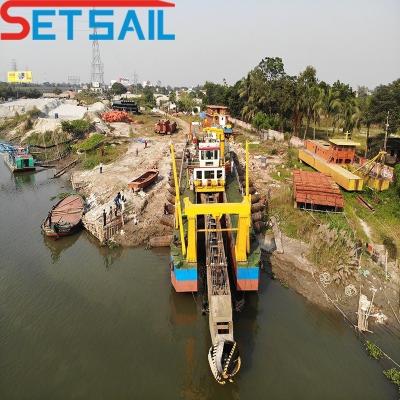 China Heavy Duty 8inch Diesel Engine Cutter Suction Sand Dredger for Dredging Projects for sale