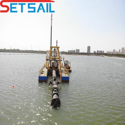 China CTN Slot Type Customized Diesel Engine Hydraulic Pump 8 Inch Cutter Suction Sand Boat for sale