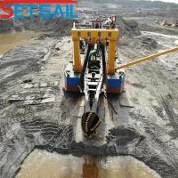China 8 Inch Hydraulic Cutter Suction Dredging Sand Machine for Dredging Depth of 8 Meters for sale
