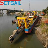 China 8inch Cutter Suction Sand Dredging Device 85ton Total Weight US Currency Diesel Engine for sale