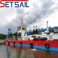 China River Sand Digging Equipment Diesel Engine Power Cutter Suction Dredger with Siemens PLC for sale