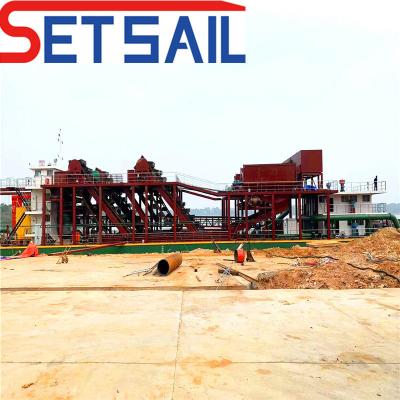 China Diesel Engine Power Cutter Suction Digging Dredger with Customization Feature for sale