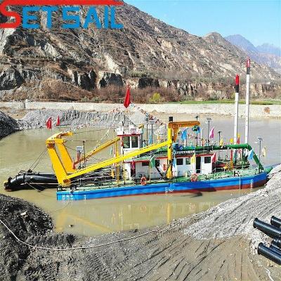 China 8 Inch Cutter Suction Sand Dredger for River CTN Slot Type Cummins 230kw Main Engine for sale