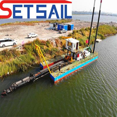 China Rexroth Hydraulic System Cutter Suction Dredging Machine with Underwater Pump and Water Flow Meter for sale