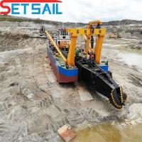 China 8 Inch Cutter Suction River Sand Dredger with Carriage Total Height 1.48m Total Weight 85t for sale