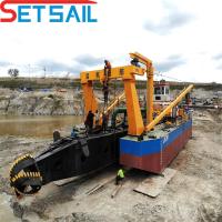China 8 Inch Cutter Suction River Sand Dredger with Carriage Total Height 1.48m Total Weight 85t for sale