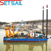 China 8 Inch Cutter Suction River Sand Dredger with Carriage Total Height 1.48m Total Weight 85t for sale