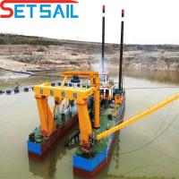 China 8 Inch Cutter Suction River Sand Dredger with Carriage Total Height 1.48m Total Weight 85t for sale