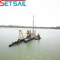 China 800 Meter Discharge Distance 8 Inch Cutter Suction Sand Dredger with Stable Sand Pump for sale