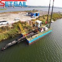 China 800 Meter Discharge Distance 8 Inch Cutter Suction Sand Dredger with Stable Sand Pump for sale