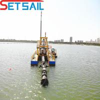 China 800 Meter Discharge Distance 8 Inch Cutter Suction Sand Dredger with Stable Sand Pump for sale