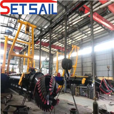 China Powerful Cumins 100kw Engine 8inch Cutter Suction Lake Mud Dredger for Sand Dredging for sale