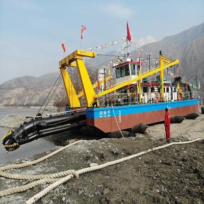 China 1850.00cm * 380.00cm * 150.00cm Package Size 6 Inch Cutter Suction River Sand Dredger for sale