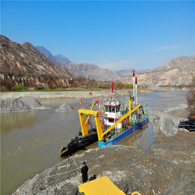 China 8m-30m Dredging Depth Small Size Cutter Suction River Sand Dredger for Lake Dredging for sale