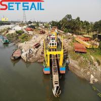 China US Cumins 160kw Diesel Engine 6 Inch Cutter Suction Dredger for River Sand Promotion for sale