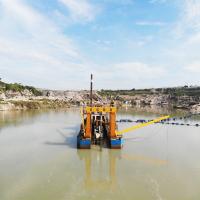 China Customizable Rexroth Hydraulic Cummins Diesel Engine Cutter Suction Sand Dredger for sale