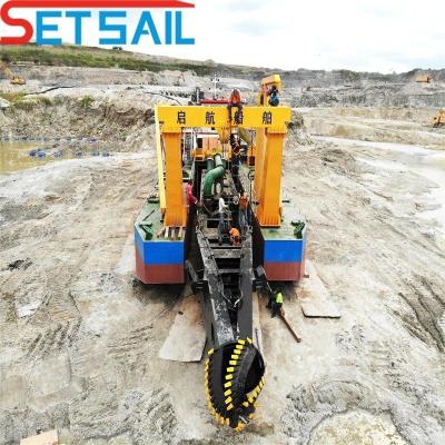 China Weichai Diesel Engine 6 Inch Cutter Suction Sand Dredger for Heavy Duty Sand Mining for sale