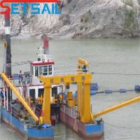 China Hydraulic Control 6 Inch Cutter Suction Dredger with Spud and 38kw Cutter Head Power for sale