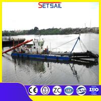 China Siemens PLC 6 Inch Cutter Suction Dredger with 38kw Cutter Head Power and Hydrocyclone for sale