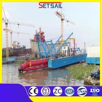 China Siemens PLC 6 Inch Cutter Suction Dredger with 38kw Cutter Head Power and Hydrocyclone for sale