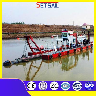 China 38kw Cutter Head Power 6 Inch Cutter Suction Dredger with Hydraulic Motor and Carriage for sale