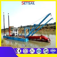 China 38kw Cutter Head Power 6 Inch Cutter Suction Dredger with Hydraulic Motor and Carriage for sale