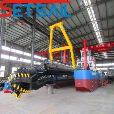 China High Capacity Underwater Mud Pump Cutter Suction Sand Dredger for Dredging Operations for sale