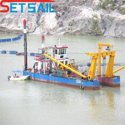 China 6 Inch Solid Pump Cutter Suction Dredger with 450m3 Water Flow and 3.2meter Total Width for sale
