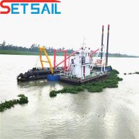 China 6 Inch Diesel Engine Cutter Suction Gravel Dredger for and Total Height of 1.26m for sale