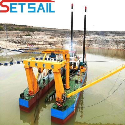 China 6 Inch Cutter Suction Dredging Boat with Good Capacity and Sand Pump 1 Set Min.Order for sale