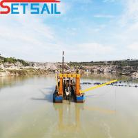 China 6 Inch Cutter Suction Dredging Boat with Good Capacity and Sand Pump 1 Set Min.Order for sale
