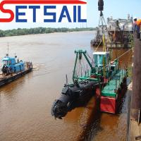 China Water Flow Hydraulic Cutter Suction Dredger with Double Sand Pump and Spud Carrier for sale
