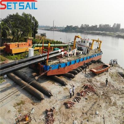 China Cutter Suction Sand Dredger with Fada Gerbox and Gemany Rexroth Hydraulic System for sale