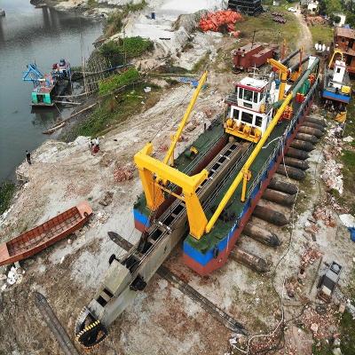 China Diesel Engine Hydraulic Control Cutter Suction Dredger for High Water Flow and Dredging for sale