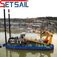 China 46m Total Length River Sand Cutter Suction Dredger with Hydrocyclone and Booster Station for sale
