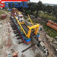 China 46m Total Length River Sand Cutter Suction Dredger with Hydrocyclone and Booster Station for sale