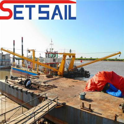 China 30 Days Return 24inch Diesel Engine Sand Dredger with Anchor Boom and Underwater Pump for sale