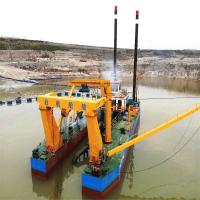 China Shijiazhuang Suction Pump 20m Dredging Depth 26 Inch Cutter Suction Dredger for River Sand for sale