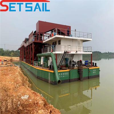 China 24inch Cutter Suction Dredger with River Sand US Currency and Dredging Depth of 18m for sale
