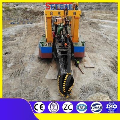 China Customized 26inch Cutter Suction Sand Dredger with Cutter Head Maximum Dredging Depth 30m for sale
